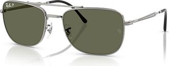 Ray-Ban Rb3755 Sonnenbrillen Gunmetal Fassung Grün Glas Polarisiert 62-19
