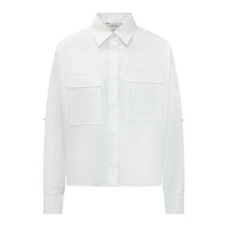 Max Mara Minimal Poplin Shirt - - Blouses & Shirts - Damen - Wei&szlig; - XS