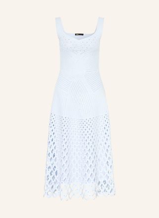 Maje Strickkleid Mit Schmucksteinen blau