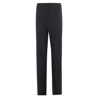 Isabelle Blanche Slim-fit Hosen - - Trousers - Damen - Schwarzk - M