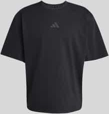 adidas Oversize Sport-T-Shirt aus Baumwoll-Mix mit Logo-Print