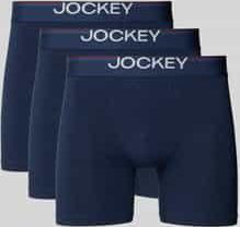 Jockey Slim Fit Trunks mit Logo-Stitching im 3er-Pack