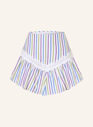 Claudie Pierlot Claudie Pierlot Rock Mit Spitze Und R&uuml;schen weiss