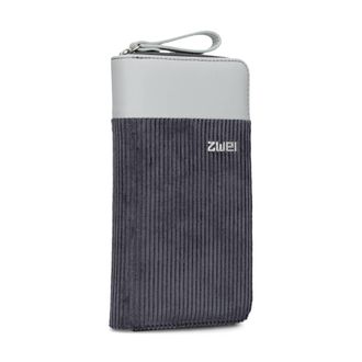 zwei Damen Geldb&ouml;rse Eva EV2 langes Portemonnaie 15 Kartenf&auml;cher, Sichtfach, 2 Scheinf&auml;cher, Geldbeutel mit M&uuml;nzfach & umlaufenden Rei&szlig;verschluss, weiches 