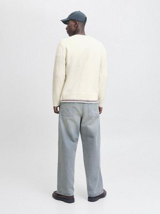 Jack & Jones Strickpullover JORNORREBRO KNIT CARDIGAN LN, Sea Salt