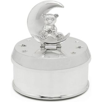 Zilverstad Silberne Spieluhr f&uuml;r ein Kind, elegantes Teddyb&auml;r-Geschenk Gr&ouml;&szlig;e: Fi 74x83 mm Artikelnummer: ZV8107261