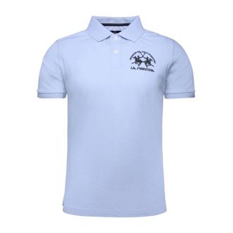 La Martina Polo-Shirt Blau - - Tops - Herren - Blau - 3XL