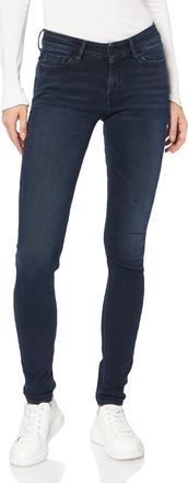 Kings of Indigo Damen Juno Jeans, Schwarz (Dark OD Black 6100), 25W / 32L