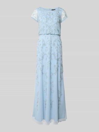 Adrianna Papell Maxikleid mit Ziersteinbesatz