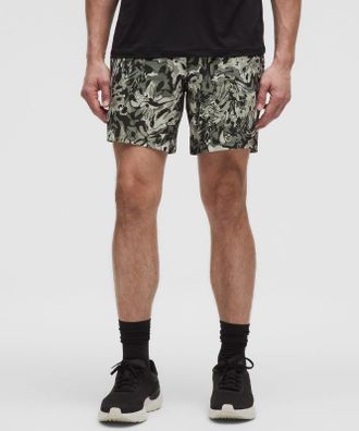 lululemon Short Pace Breaker non doublé pour Hommes - 18 cm - Vert/É - Taille 3XL