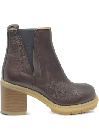 AGL bottines Franky 80 mm - Marron