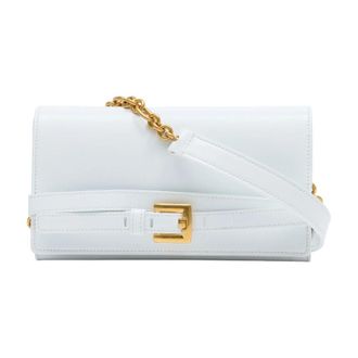 Balmain Shuffle Wallet On Chain - - Bags - Damen - Wei&szlig; - ONE SIZE