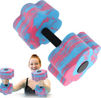 Generic Hanteln f&uuml;r Wasser&uuml;bungen - Leichtes Design, strapazierf&auml;higes EVA-Schaummaterial, schwimmende Trainingsmaterialien mit komfortablem Griff | Aquat-Fit
