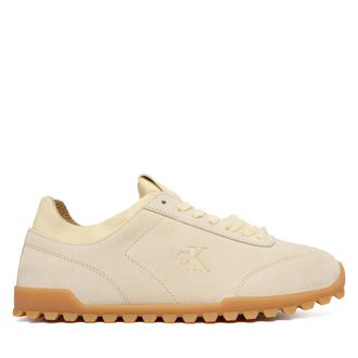 Calvin Klein Sneakers Calvin Klein Low Profile Run Mg Sue Db Laces HW0HW03150 Gelb