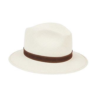 Borsalino Homme, Accessoires, Beige, Taille: 56 CM Chapeau de paille