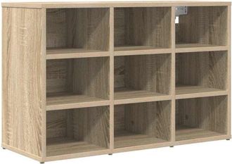 vidaXL Vidaxl - Schuhschrank Sonoma Eiche 77,5 x 30 x 51 cm Holzwerkstoff