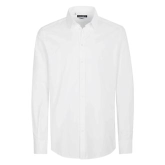 Dolce & Gabbana Martini Langarmhemd - - Shirts - Herren - Wei&szlig; - S