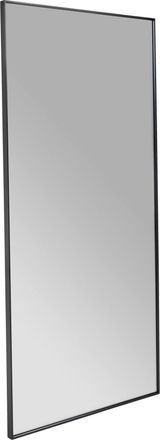 MID.YOU Mid.you Wandspiegel, Schwarz, Metall, Glas, Holzwerkstoff, rechteckig, 80x170x3 cm, Bsci, Spiegel, Wandspiegel