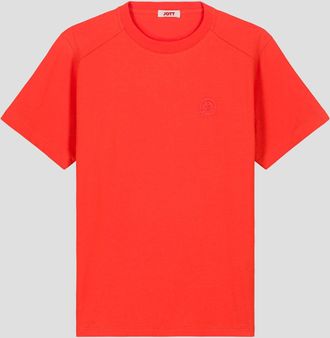 Jott T-shirt col rond homme en coton Rouge feu Pedro - Taille 3XL