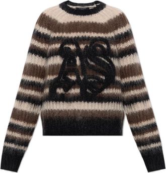 AllSaints Rega Pull - Femme - Pulls - Brun - Taille: 42 FR