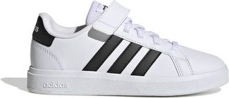adidas Kinder Halbschuhe Grand Court Court Elastic Lace and Top Strap