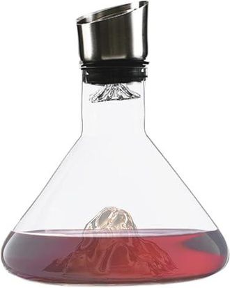 Generico Carafe &agrave; vin - Carafe &agrave; vin en verre de 1500 ml avec distributeur int&eacute;gr&eacute; | D&eacute;canteur &agrave; vin avec a&eacute;rateur int&eacute;gr&eacute; et filtre | A&eacute;rateur de vin pour hom