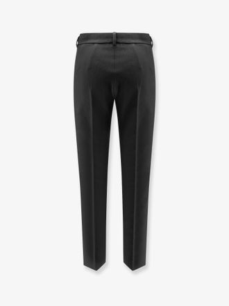 Max Mara Womens Cotton Blend Trousers Black