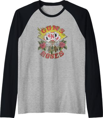 Guns n' Roses Offizielle Karten Distress Raglan