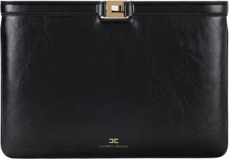 Elisabetta Franchi Femme, Sacs, Noir, Taille: ONE Size Clutches