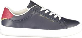 Tommy Hilfiger Femme, Chaussures, Bleu, Taille: 41 EU Baskets Femme en Cuir Bleu