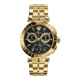 Versace Homme, Accessoires, Jaune, Taille: ONE Size Montre Chronographe Aion