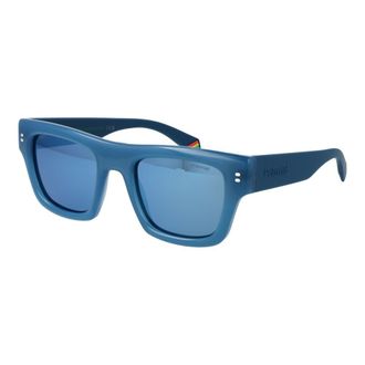 Polaroid Blaue Plastiksonnenbrille