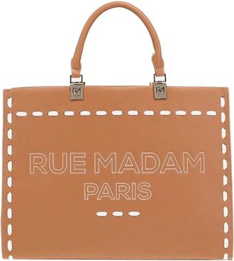 Rue Madam Femme, Sacs, Brun, Taille: ONE Size Sac cabas