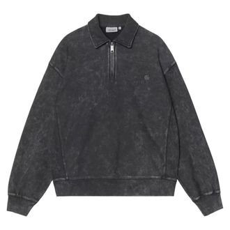 Carhartt Work in Progress Lambert Polo Sweatshirt - - Sweatshirts & Hoodies - Herren - Schwarzk - M