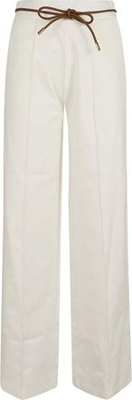 Herno Femme, Pantalons, Blanc, Taille: 36 FR Pantalons