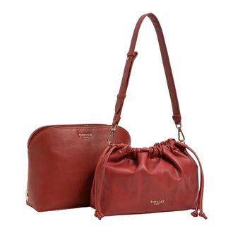 Twinset Femme, Sacs, Rouge, Taille: ONE Size Sac bandouli&egrave;re structur&eacute;