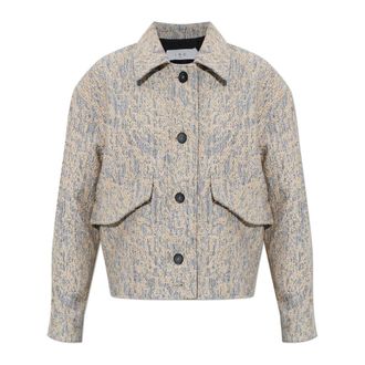 Iro Iro, Femme, Vestes, Beige, Taille: 38 FR Elios Jacket