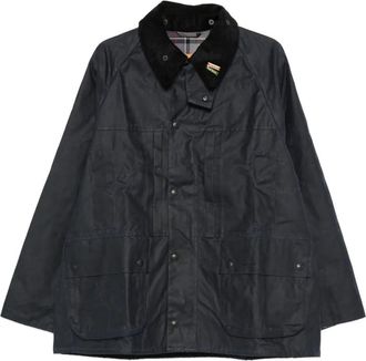 Barbour x Levis Jacke mit Cordkragen - Blau