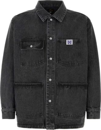 Needles Homme, Vestes, Noir, Taille: L Heavy Twill Coverall