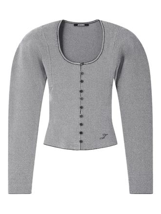 Jacquemus cardigan Sera - Gris