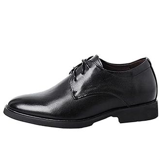 Generic Chaussures habill&eacute;es for Hommes, Chaussures Derby &agrave; Lacets et Bout Pointu, en Cuir, &agrave; Talon carr&eacute;, antid&eacute;rapantes, Basses, Classiques(40 EU)