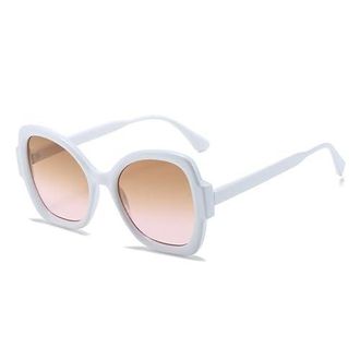 Generic Lunettes De Soleil Dext&eacute;rieur &Agrave; Grande Monture For Hommes, D&eacute;coratives For Le Sport Et Les Vacances For Femmes(White)