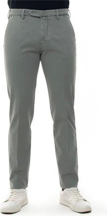 LUIGI BORRELLI NAPOLI Homme, Pantalons, Vert, Taille: W36 Chino Posillipo