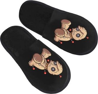 Generic Poupée De Dessin Animé Pantoufles Légères Pantoufles Moelleuses Hiver Chaussons Pour Femme Intérieur Unisex L
