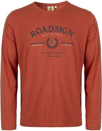 Roadsign Langarmshirt Adelaide Australia (1, 1-tlg., 1) Printshirt mit Outdoor-Vibes für entspannte Herbstabenteuer