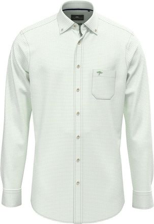 Fynch-Hatton Hemd aus Baumwolle mit Button-Down-Kragen Turf Green / 3XL