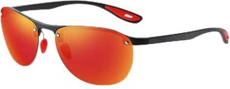 Generic Lunettes De Soleil Polaris&eacute;es For Hommes Et Femmes, Conduite, Trajets Quotidiens(Orange)