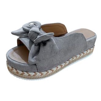 Generic Pantoufles d&eacute;t&eacute; pour femme avec semelle plantaire, pantoufles ouvertes &agrave; 42, pantoufles antid&eacute;rapantes &agrave; bout ouvert, chaussures de plage, sandales pl
