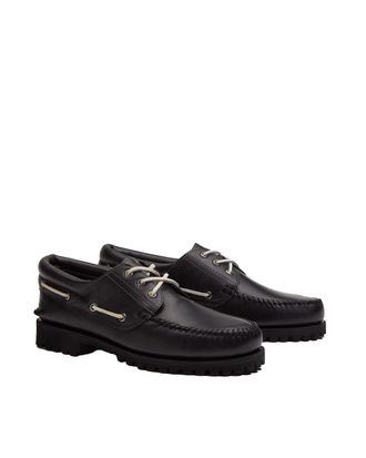 Timberland Unisex Boat Shoe Lake House 3-Eye Lug Monks Robe Leather Loafers Monks