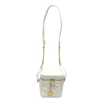 Chanel Pre-owned Leder chanel-taschen - - Pre-owned - Damen - Wei&szlig; - ONE SIZE